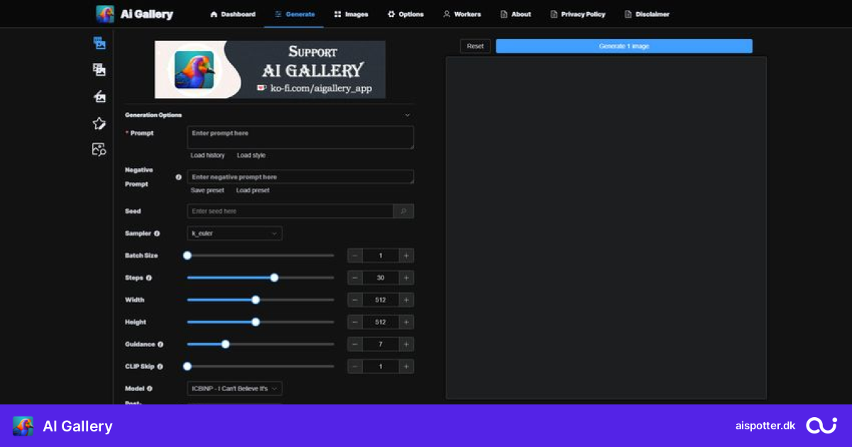 AI Gallery - Skab fantastisk digital kunst med AI Gallerys hurtige og ...