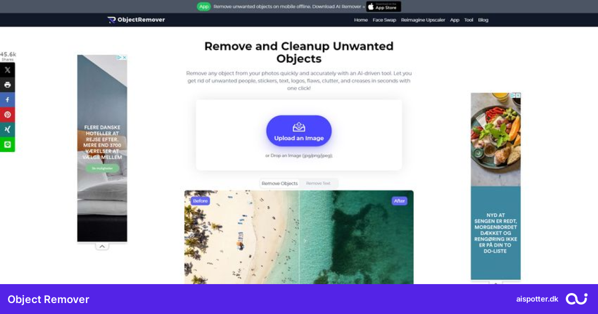 Object Remover - Fjern uønskede objekter fra dine fotos uden besvær med ...